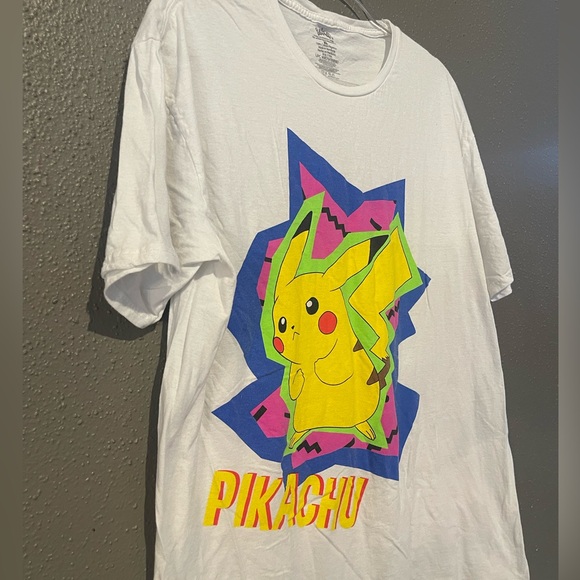 Pokemon | Shirts | Pokmon Neon Pikachu Graphic Tshirt | Poshmark